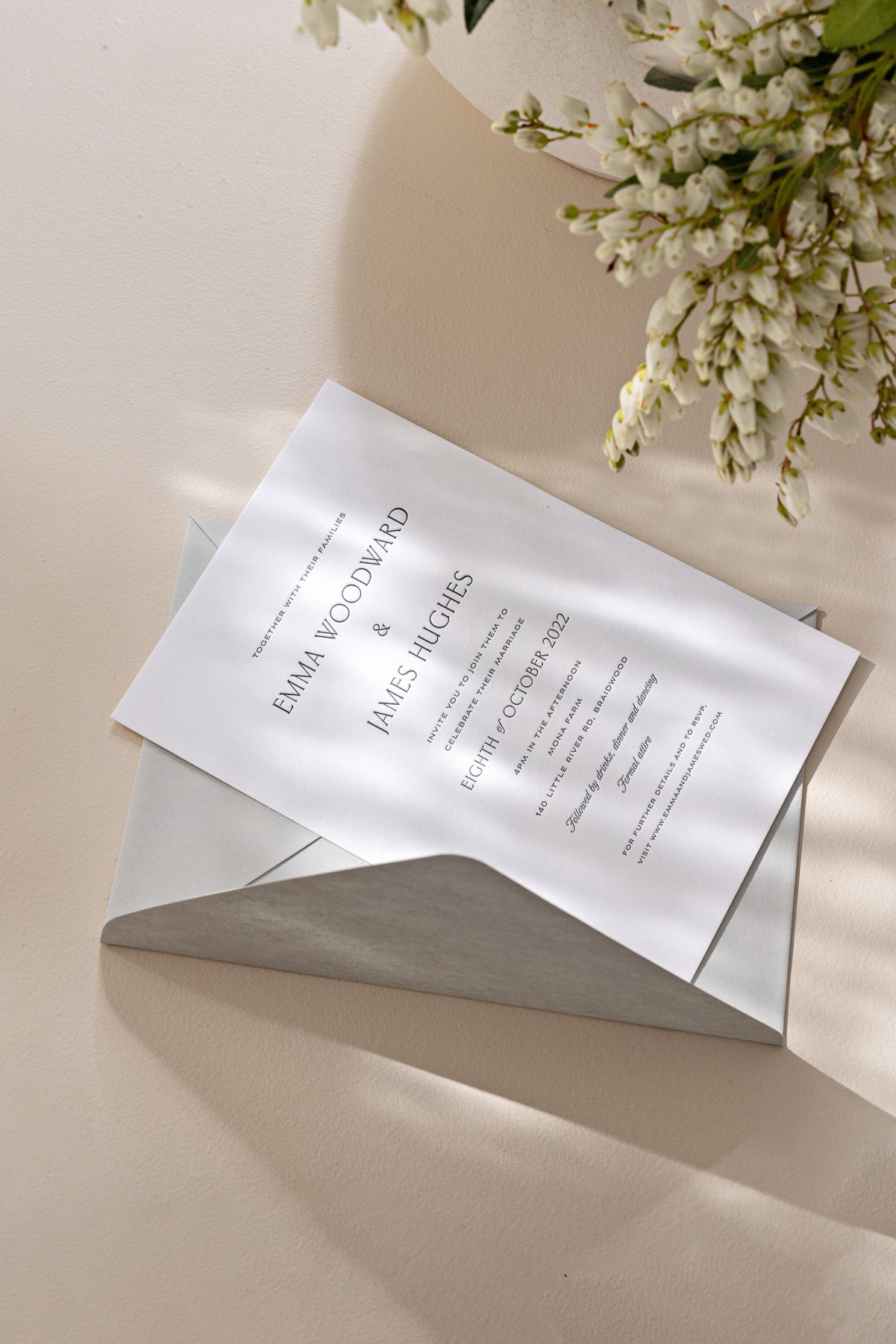 Ivory & Stone - Letterpress Wedding Invitations Made in Australia ...